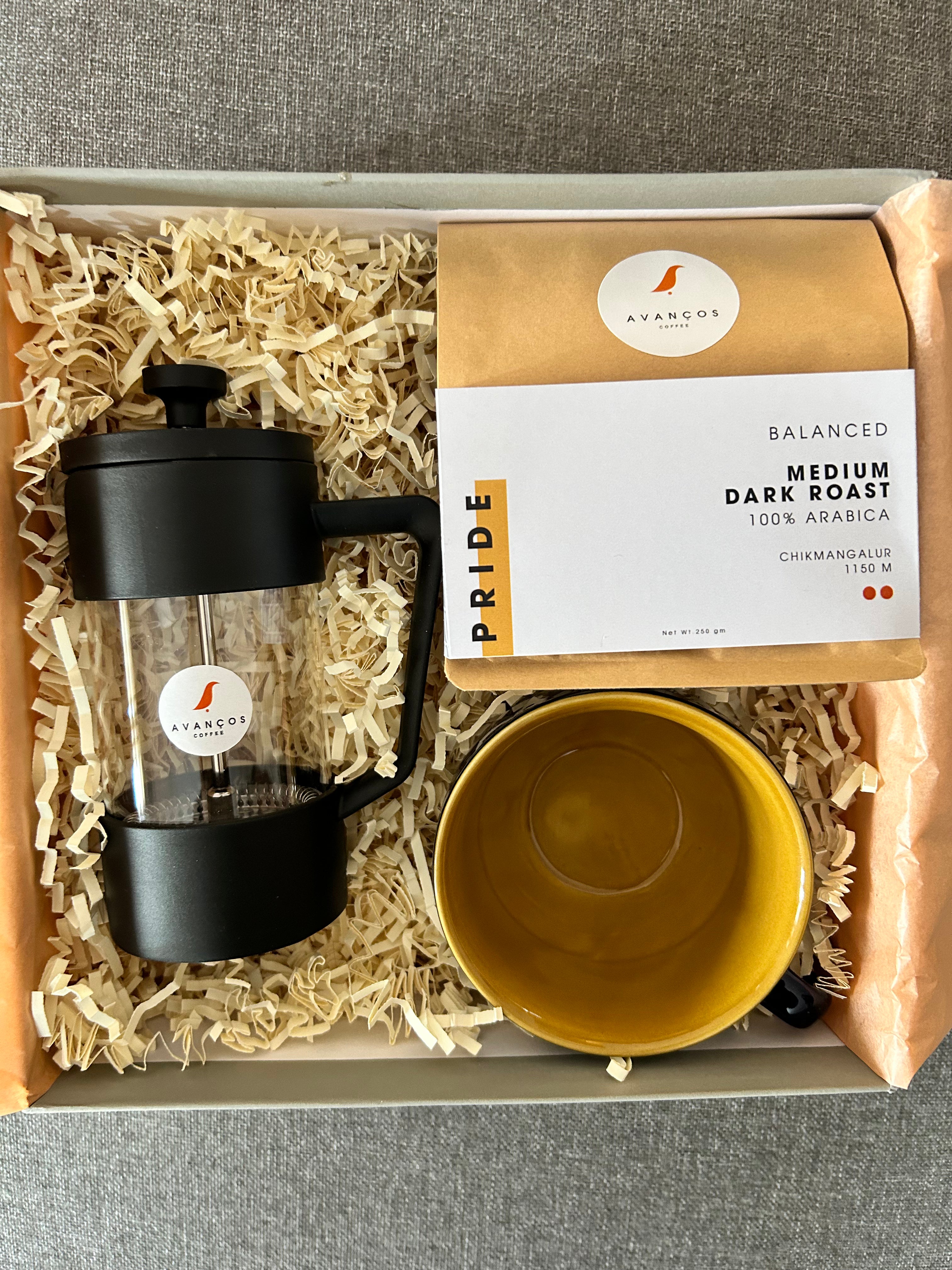 PREMIUM FRENCH PRESS GIFT SET – Avanços Coffee Co.